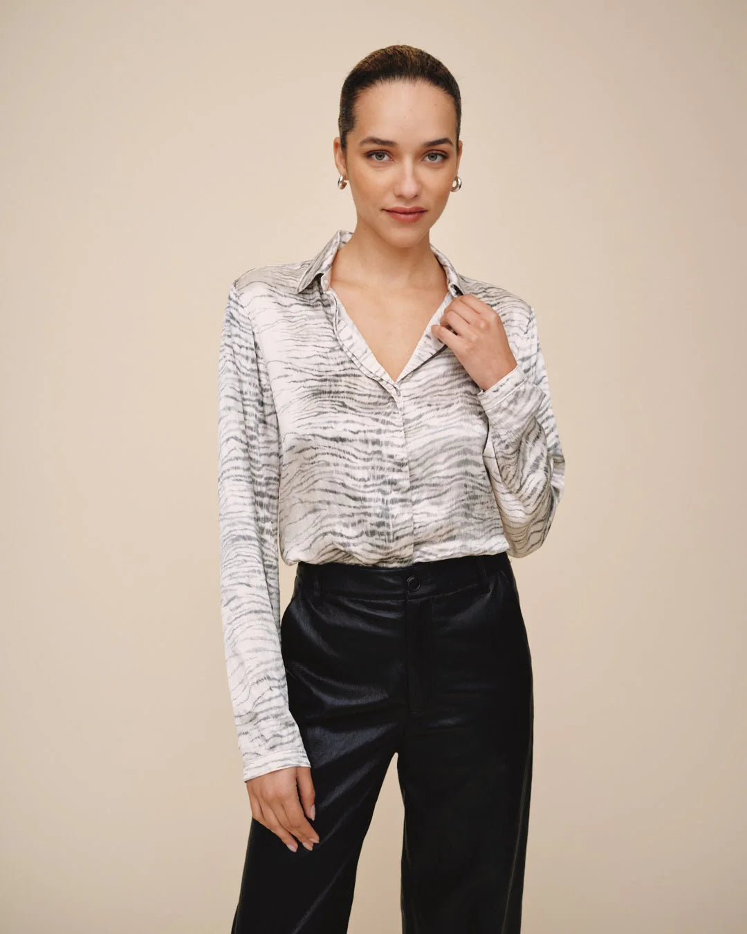 CLEAN HIDDEN PLACKET SHIRT